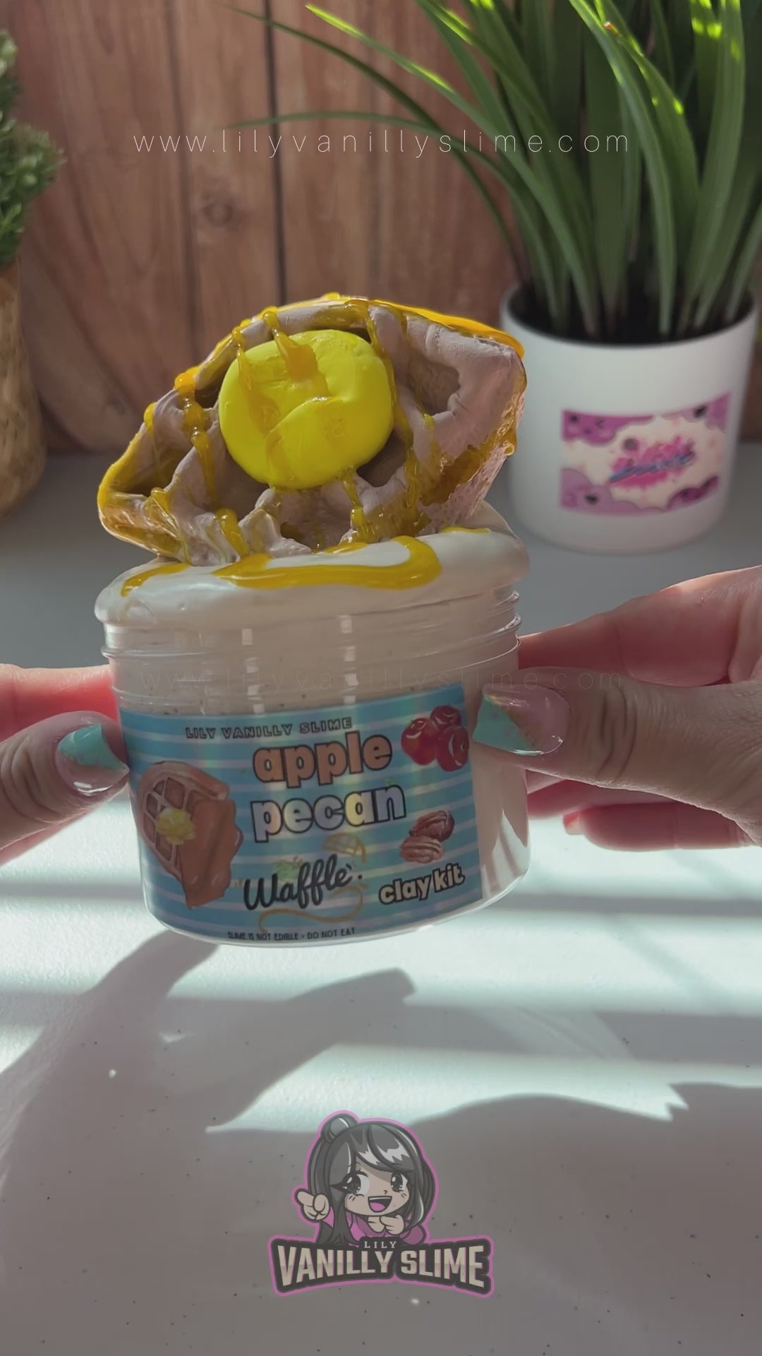 Apple Pecan Waffle Clay Kit | Lily Vanilly Slime